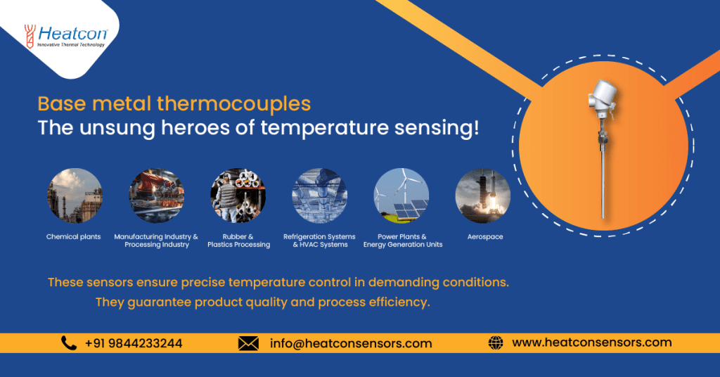 Industrial Applications of Base Metal Thermocouples