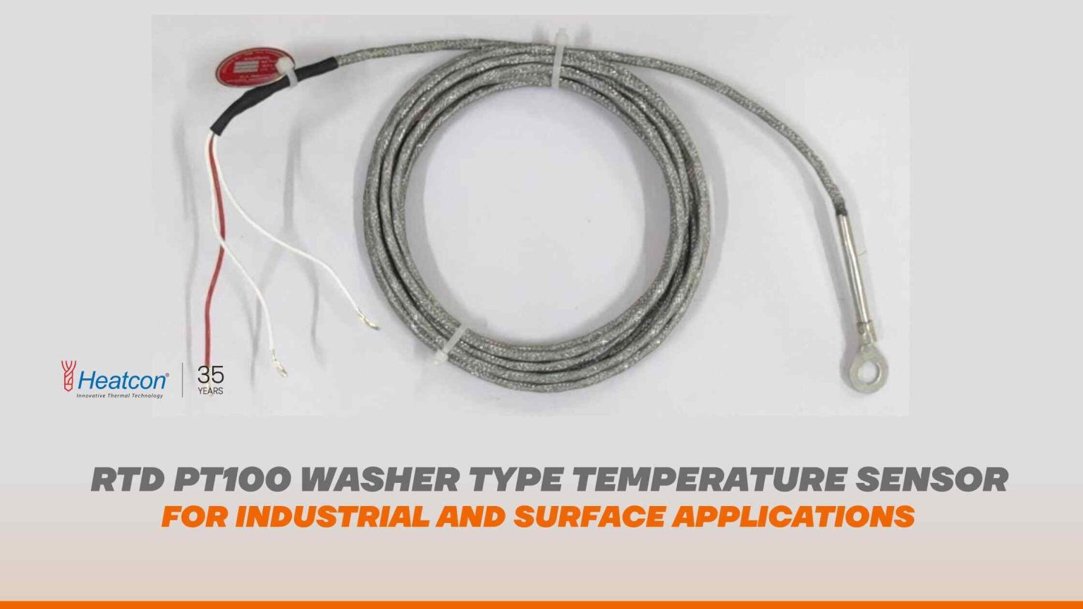 Washer-Type RTD PT100 Temperature Sensor | Surface & Industrial ...