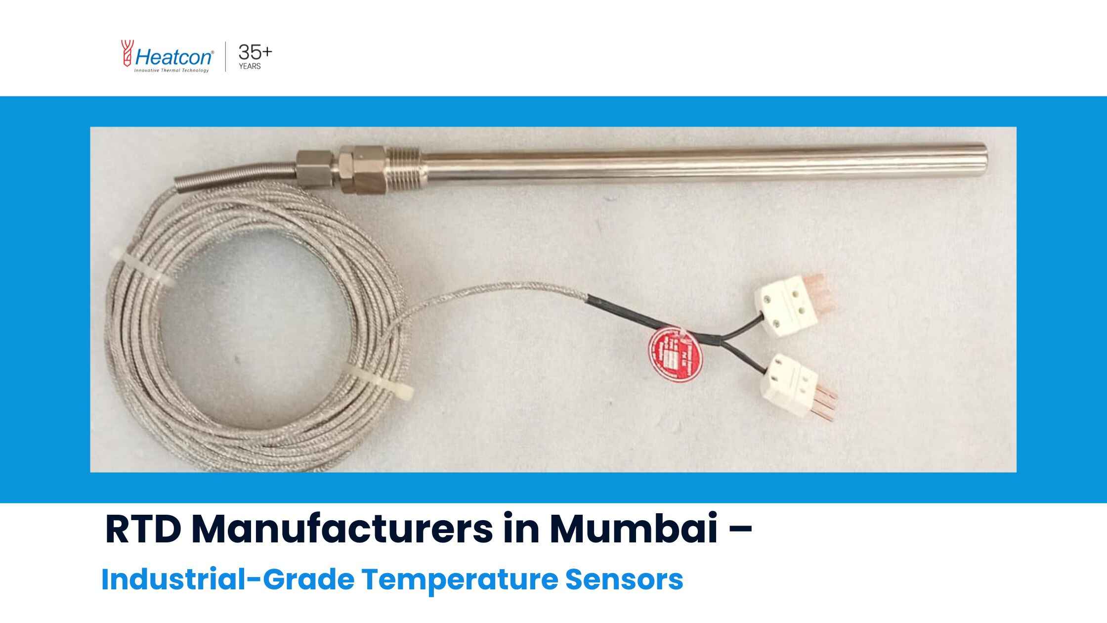 Leading RTD Manufacturers in Mumbai | Heatcon Sensors
