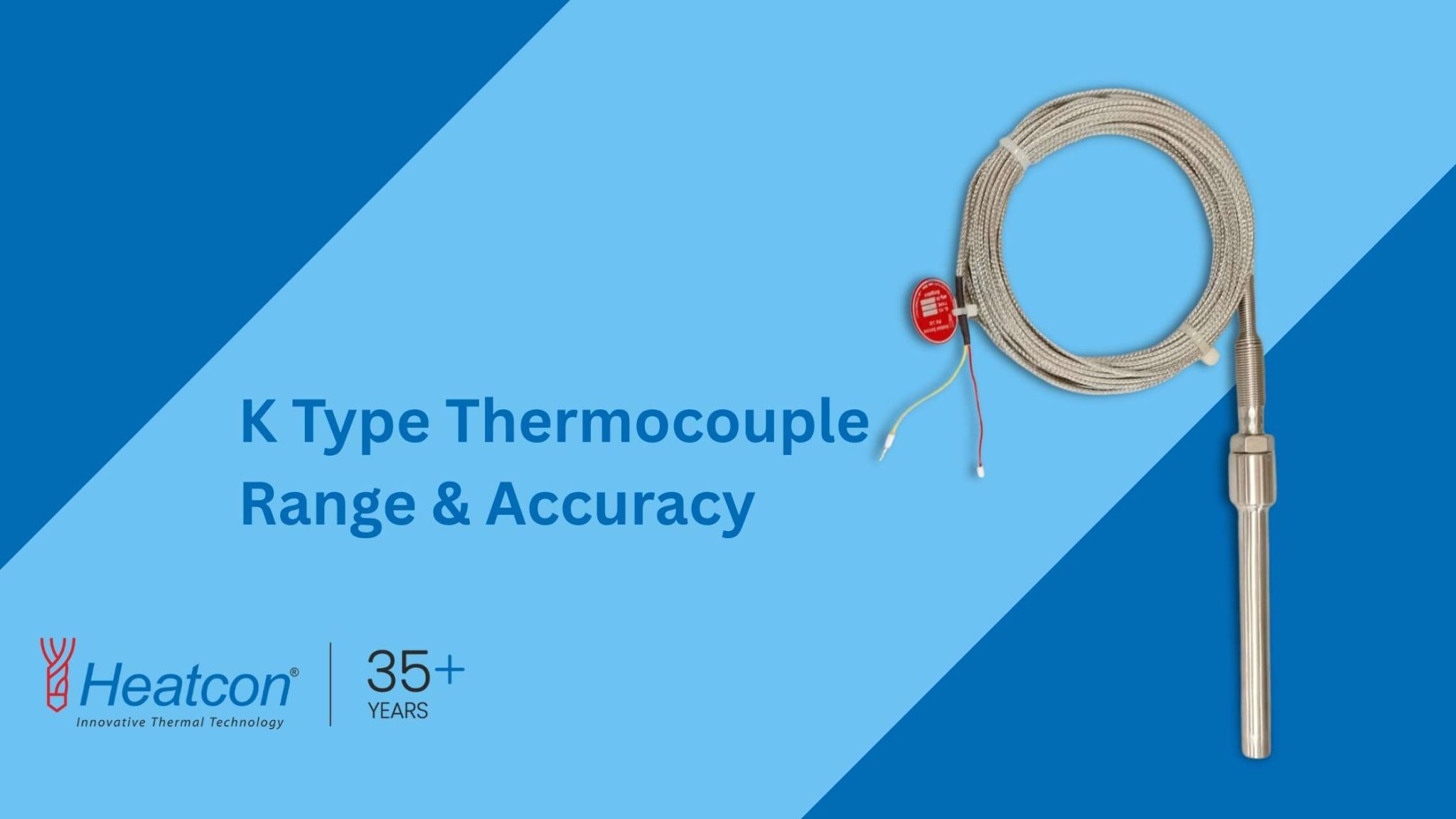 K Type Thermocouple Range & Accuracy – Heatcon Sensors