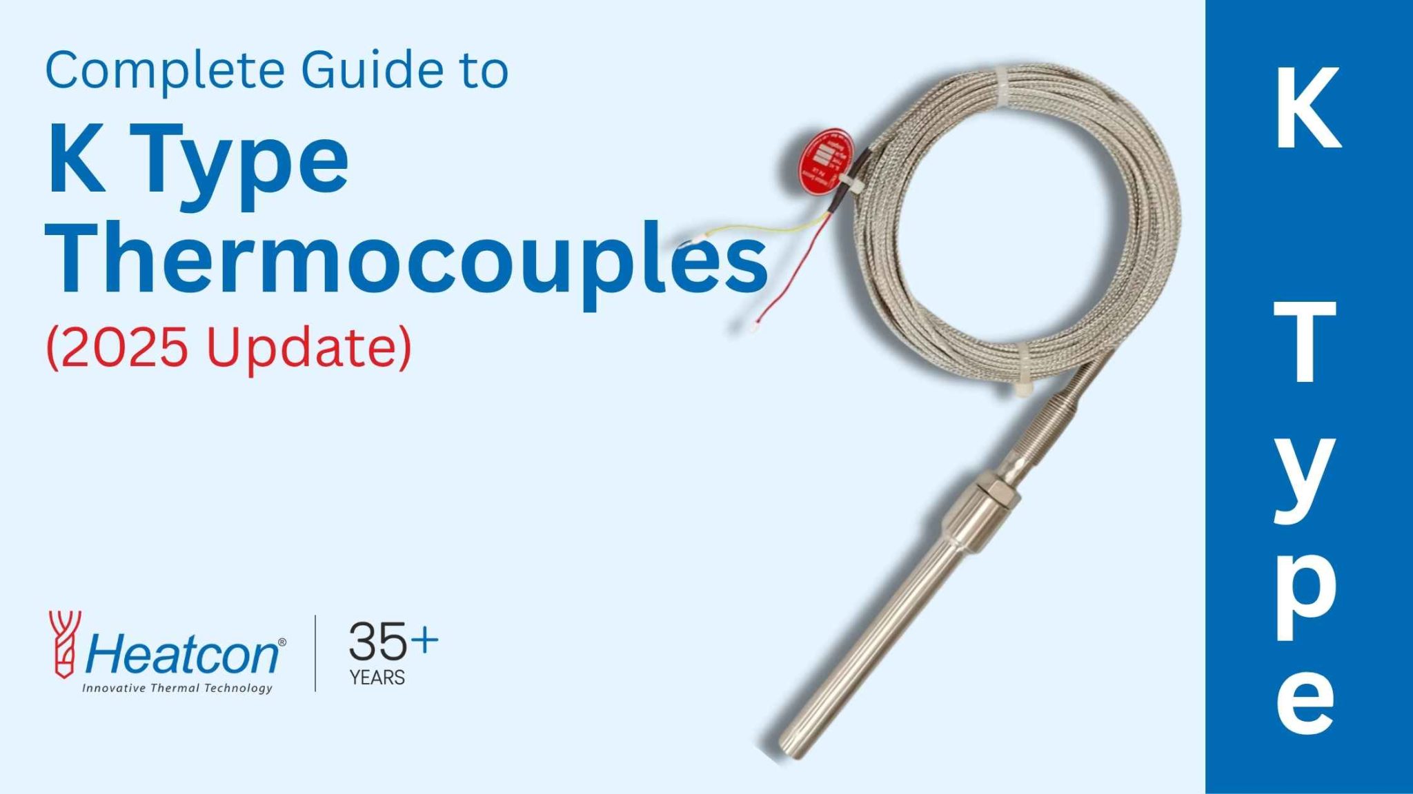 K Type Thermocouple Guide 2025 – Heatcon Sensors