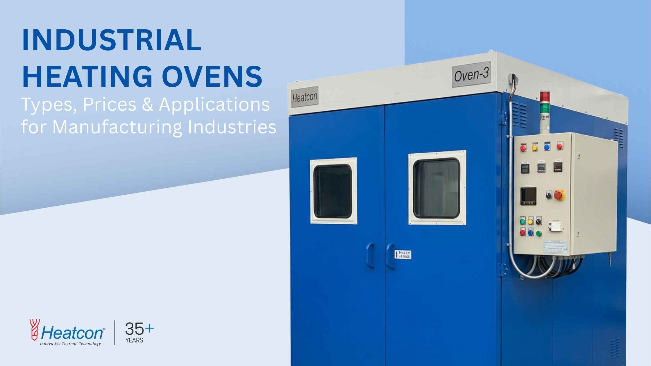 Industrial Heating Oven Price & Types | Heatcon Sensors