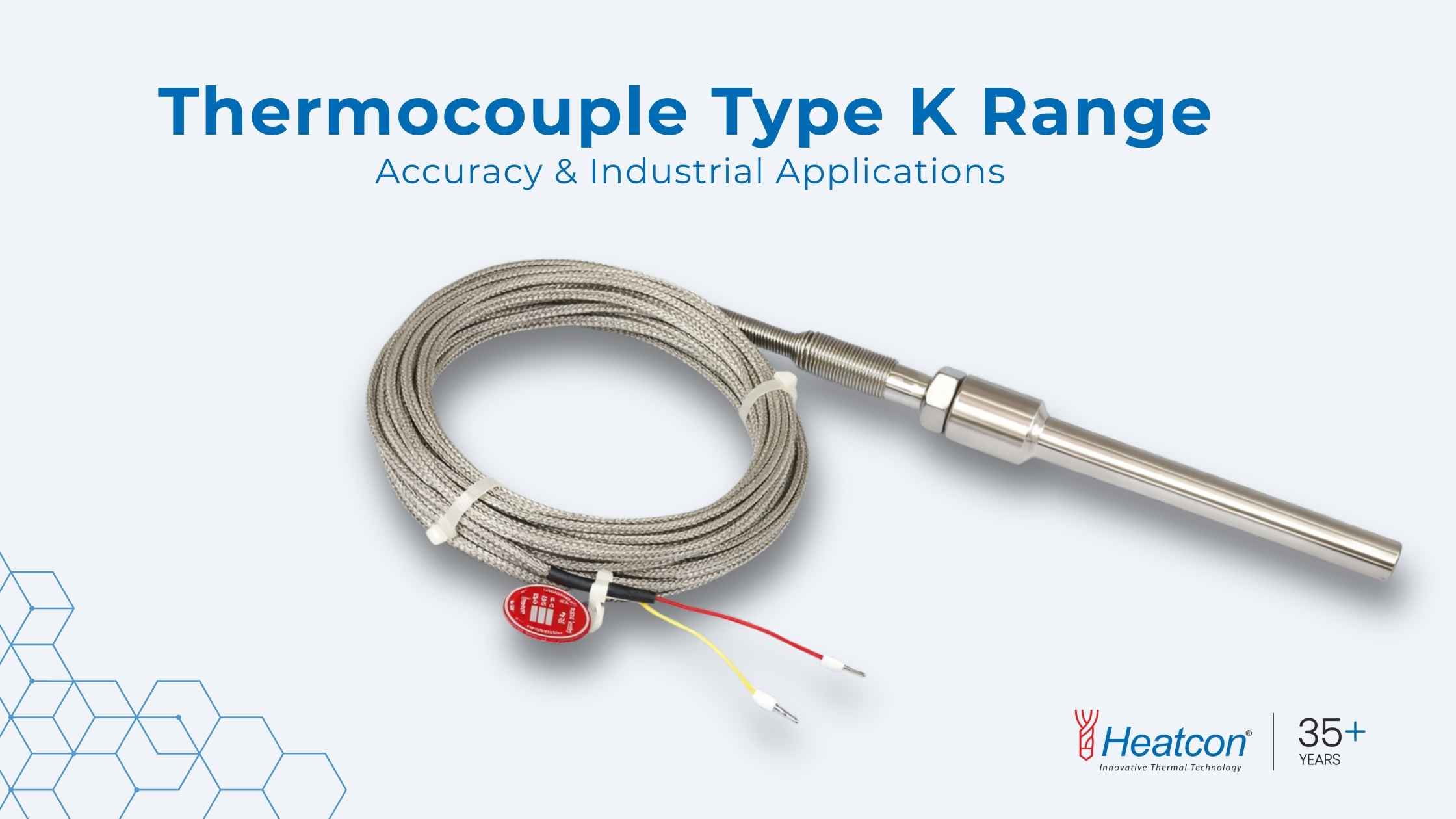 Type K Thermocouple Range & Uses – Heatcon Sensors