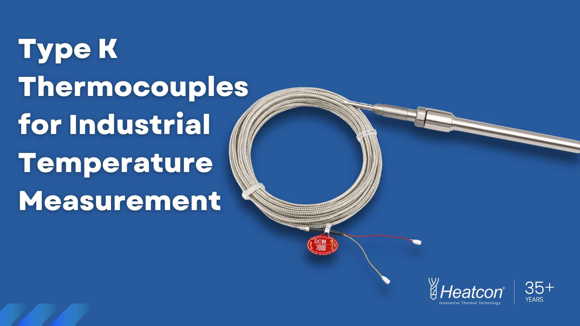 Type K Thermocouples for Industry | Heatcon Sensors